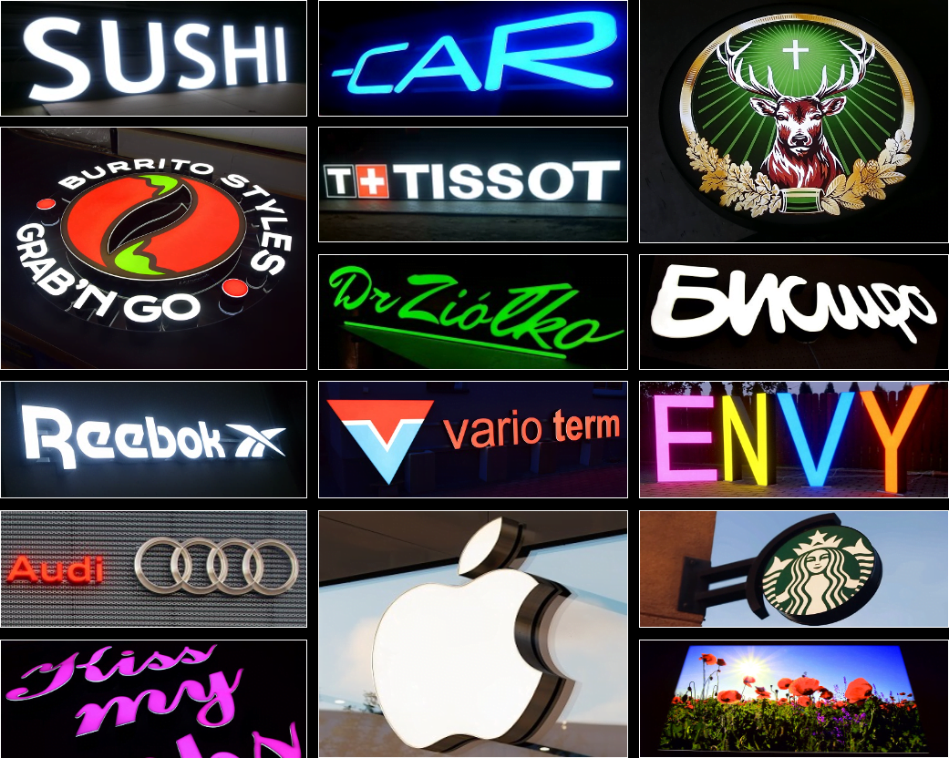 LedWords Shop - 3D LED Logos & Letters - Shop with illuminated LED 3D ...