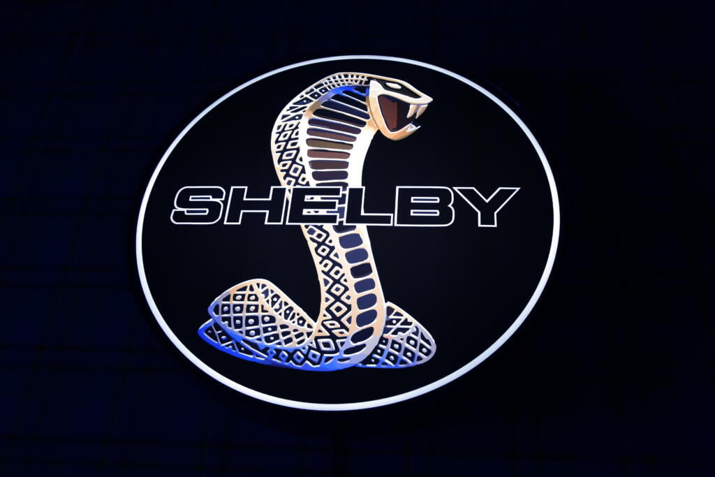 Illuminated 3D LED Mustang Shelby Logo 50-80 CM Advertising - LedWords ...